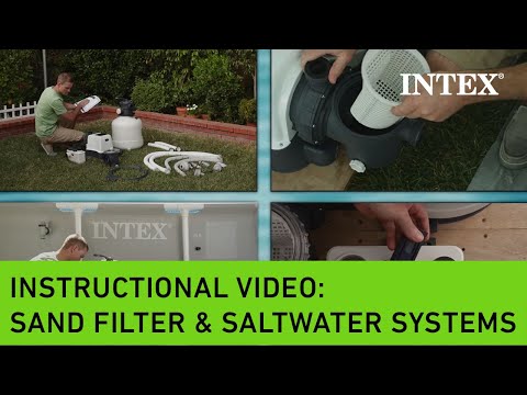 Instructional Video for Intex® Krystal Clear™ Sand Filter Pump & Saltwater Pool Chlorine Systems