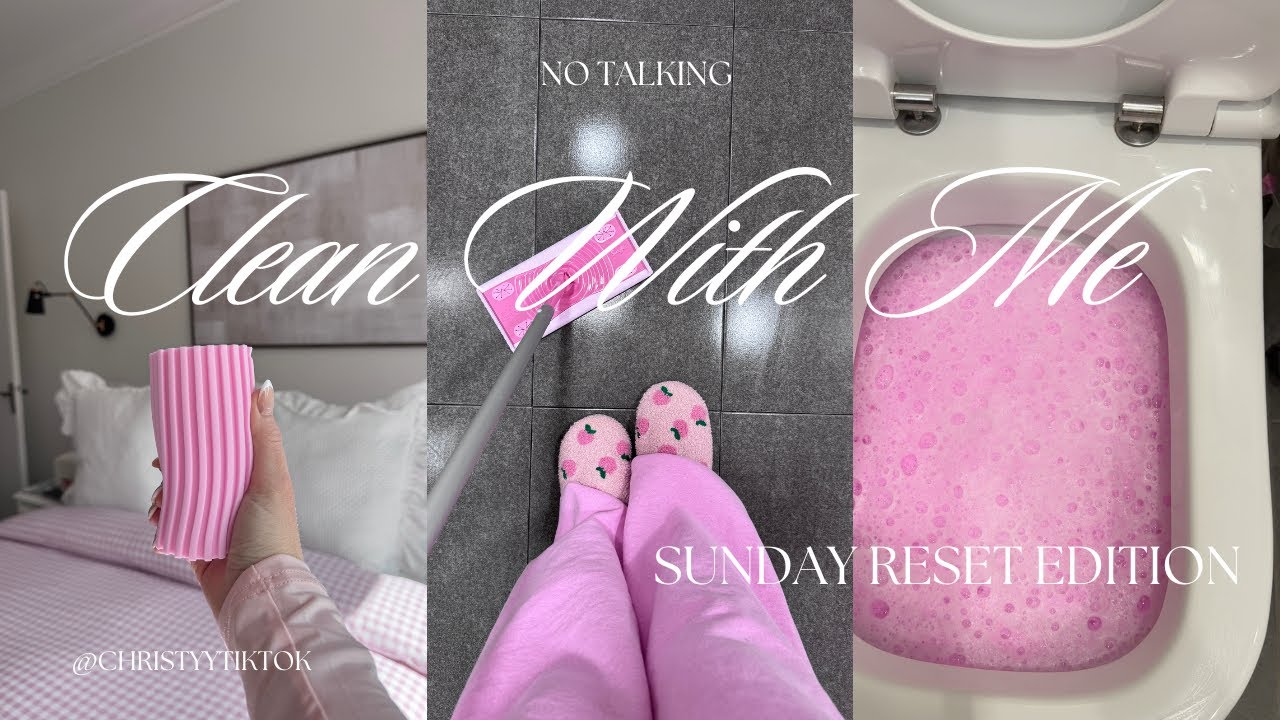 HOW TO DO A SUNDAY RESET PROPERLY! CLEAN, RESTOCK & ORGANIZE WITH ME 🎀 cozy,asmr,cleaning motivation