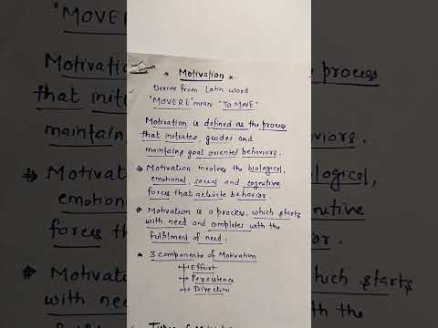Motivation Meaning #psychology #bscnursing