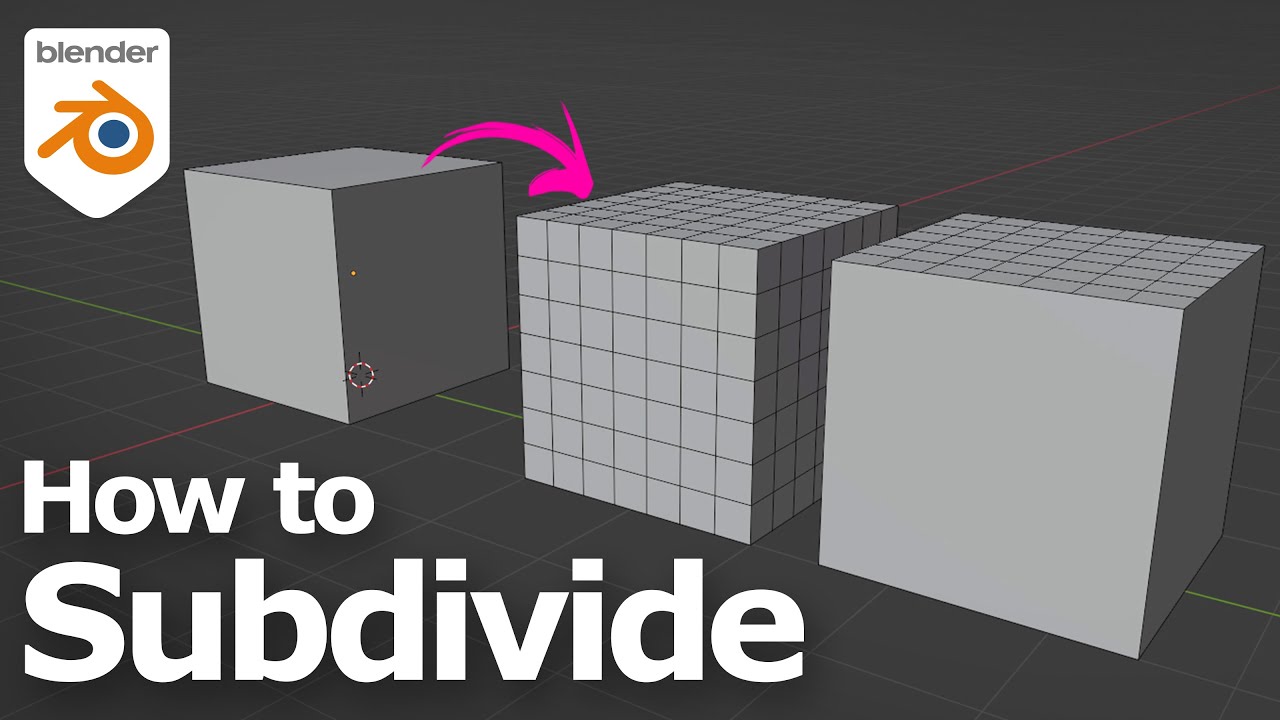 How to subdivide in Blender