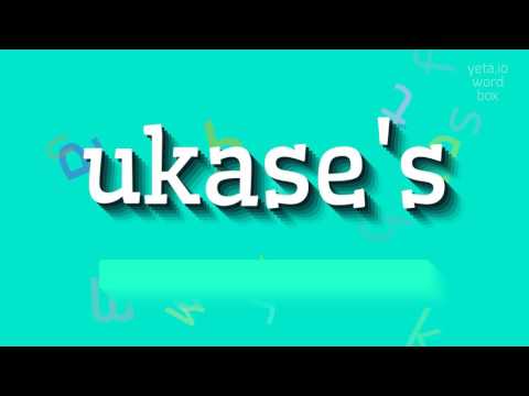 How to say "ukase's"! (High Quality Voices)