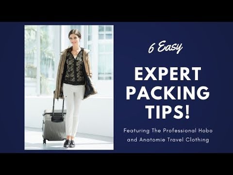 6 Expert PACKING TIPS in 5 MINS! Ft. ANATOMIE - Best Travel Clothing