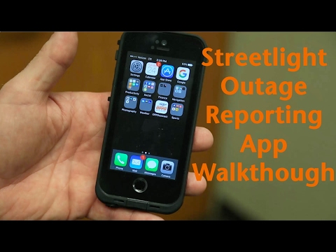 Streetlight Outage Reporting App Walkthrough