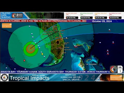 20241009 Special 4PM Update Hurricane Milton (CAT3) SISE