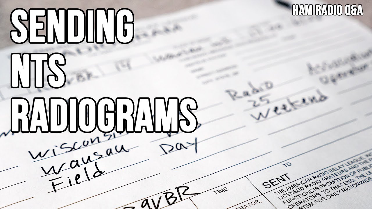 Sending an NTS Radiogram (Field Day) - Ham Radio Q&A
