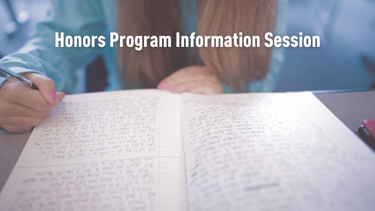 Honors Program Information Session