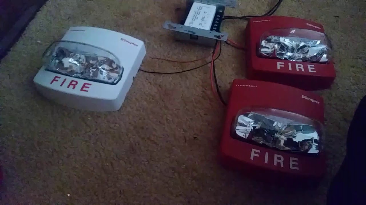 Testing my smart sync simplex truealerts with my simplex sync module