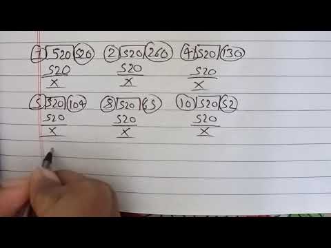 factors of 520