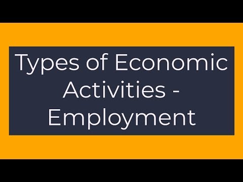 Types of Economic Activities-Employment and its features CBSE Class XI ...