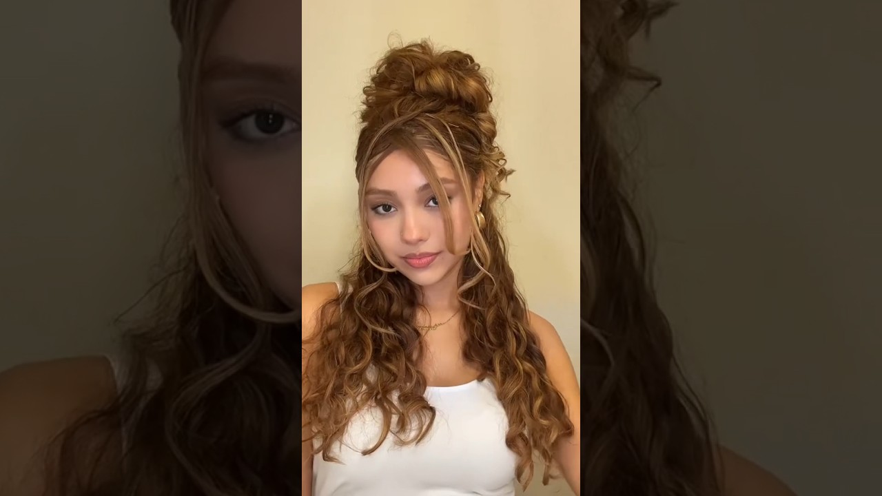 We love a 90s look ✨ #hairinspo #curlyhairstyles #crisscross #90shair #90slooks #jazvnessa