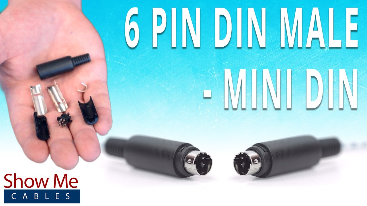 How To Install The 6 Pin Mini DIN Male Solder Connector
