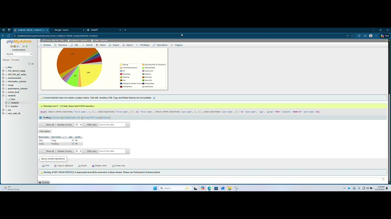 MySQL Tutorial for Beginners (2025) – Create Database & Tables in XAMPP Using phpMyAdmin
