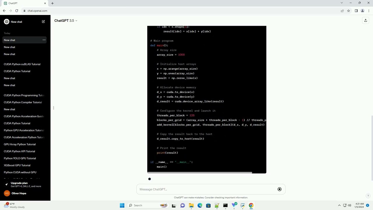 cuda for python 3 11