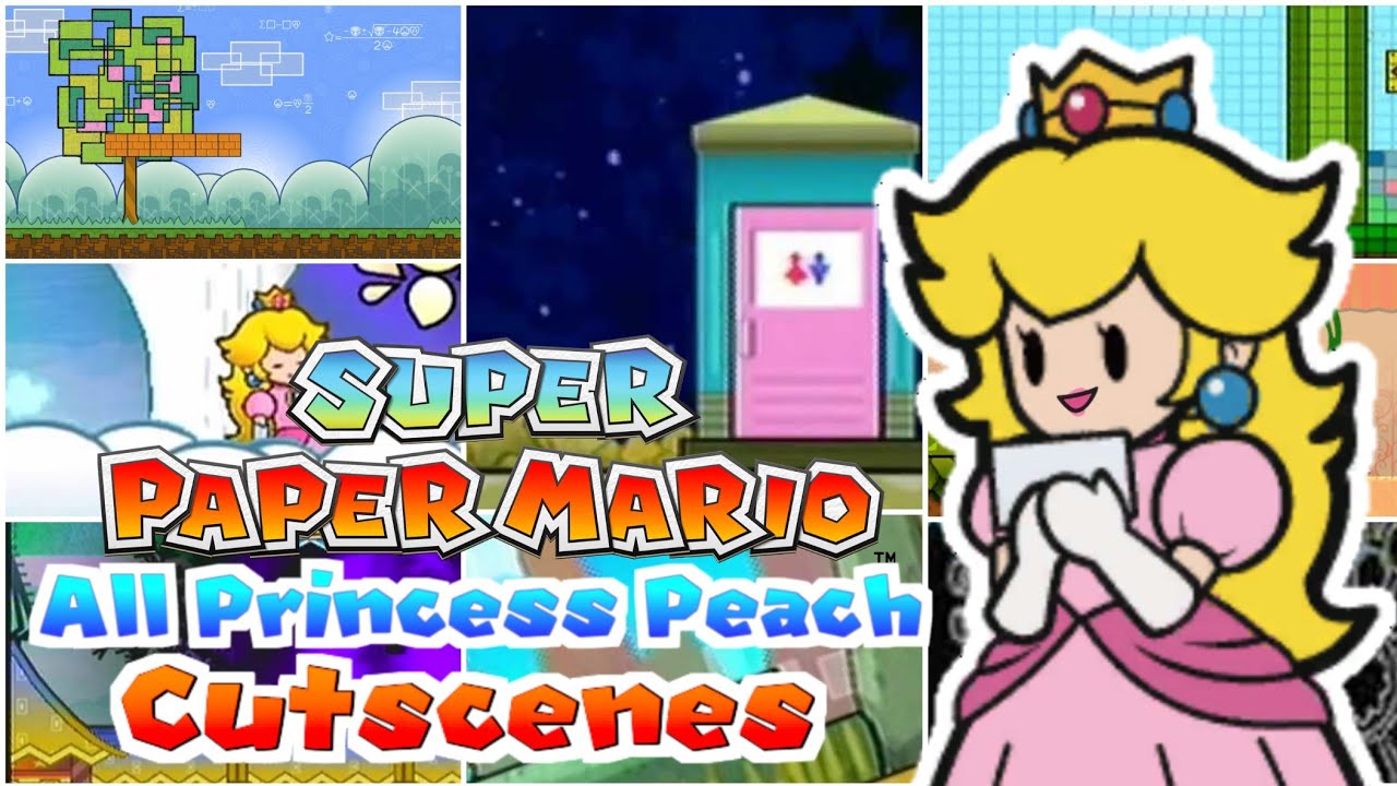 Super Paper Mario - All Peach scenes