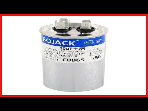 Great product - BOJACK 30 uf MFD 370V 450V AC Motor and Fan Starting Round Capacitor 50/60 Hz CBB65