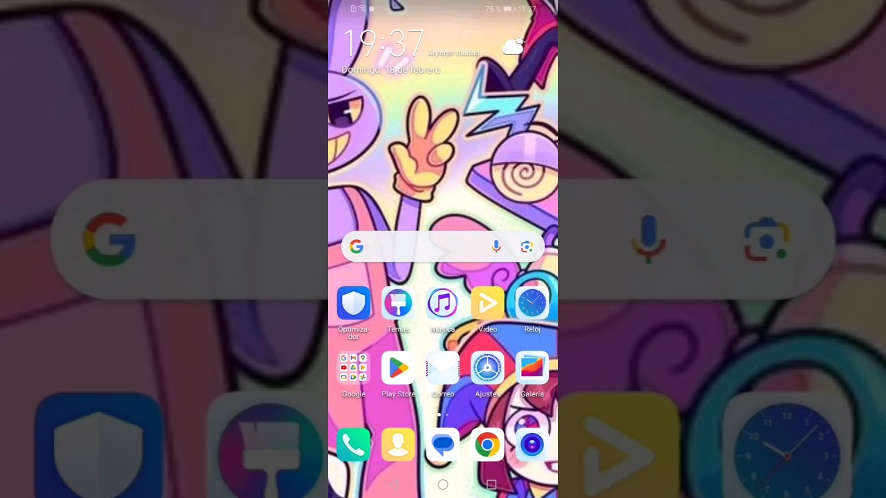 cómo poner un fondo de pantalla de digital circus