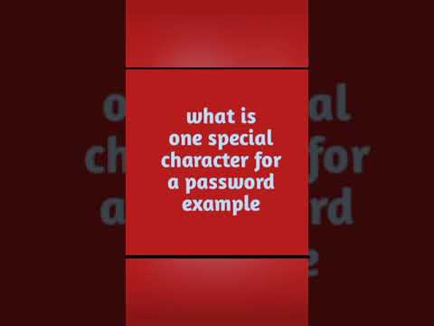 1 lowercase letter 1 uppercase letter 1 number 1 special character #shorts