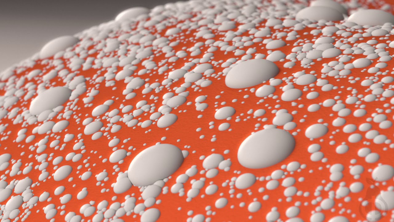 Sliding droplet | tyFlow RnD