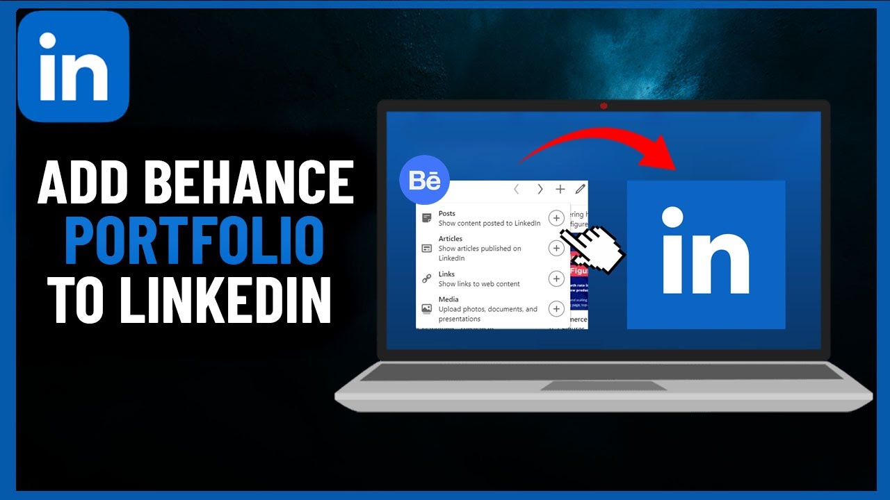 How to Add Behance Portfolio To LinkedIn - Step By Step (2024)