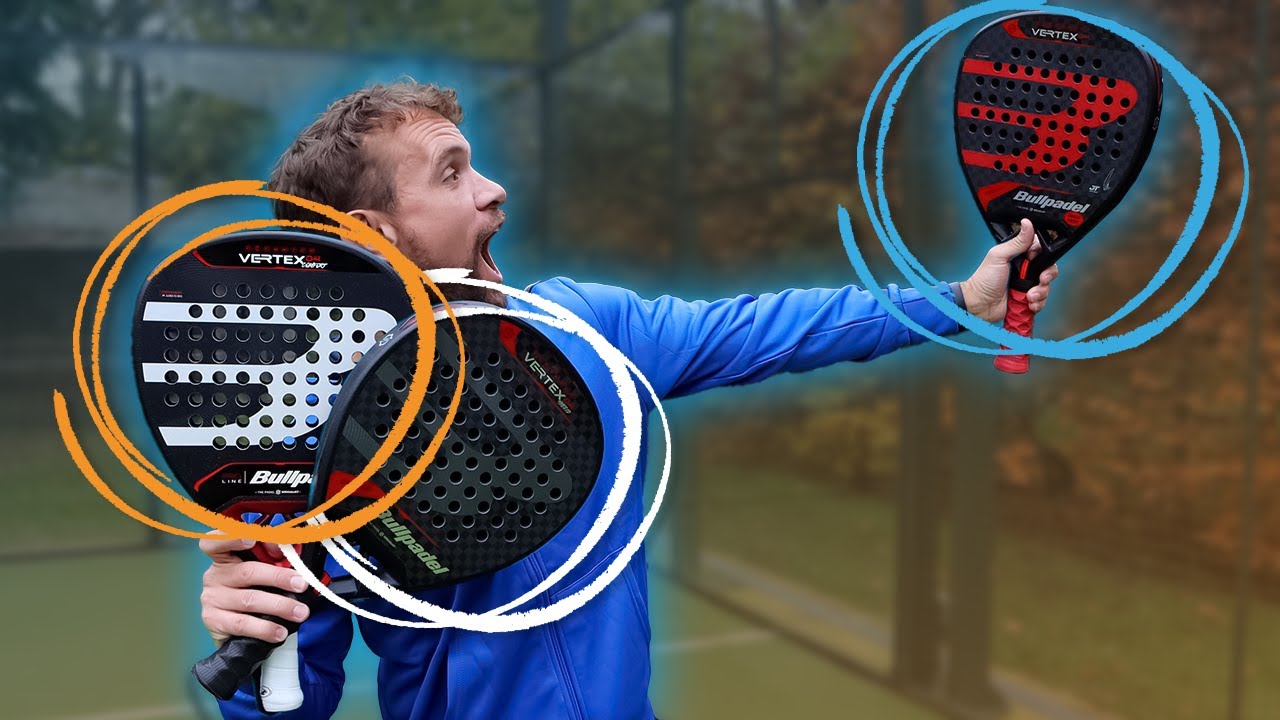 Racket Comparison - Vertex 04 Line | ThePadelSchool.com