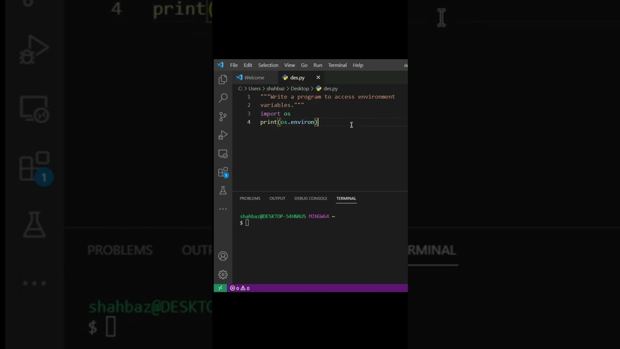 Python Tutorial: Accessing Environment Variables