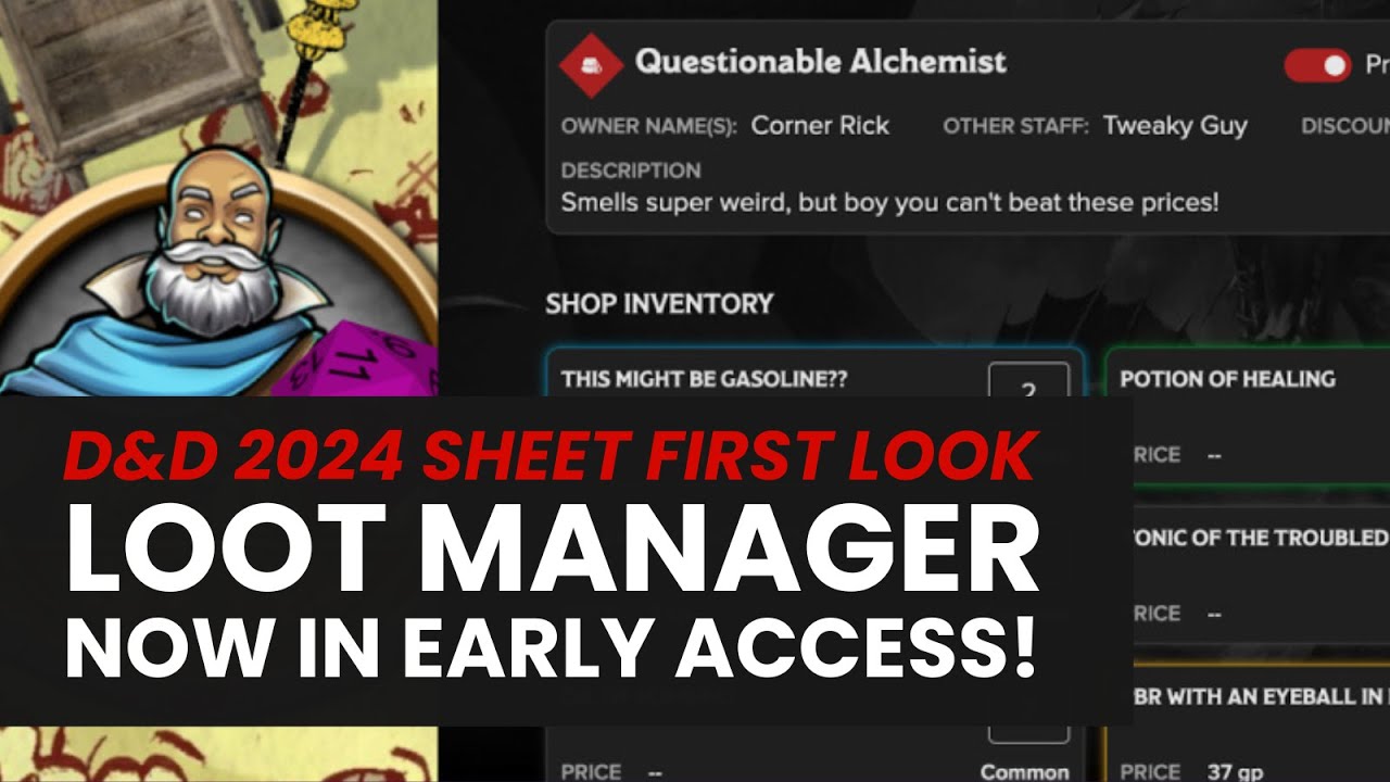 Create Instant Shops on Roll20! - Early Access Reveal