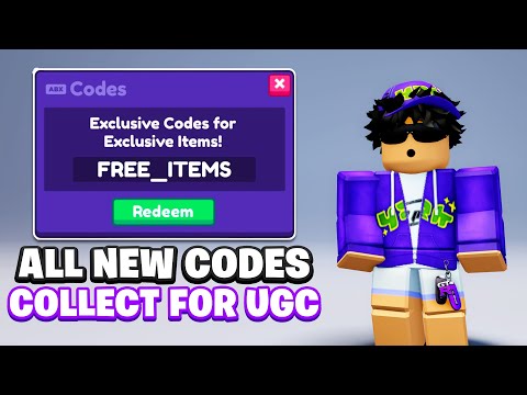 ALL WORKING CODES ON COLLECT FOR UGC IN JUNE 2025 | Roblox Collect For UGC Codes 2025