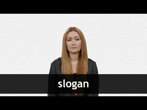 SLOGAN - Learn the Meaning, Synonyms & Translations | Collins English ...