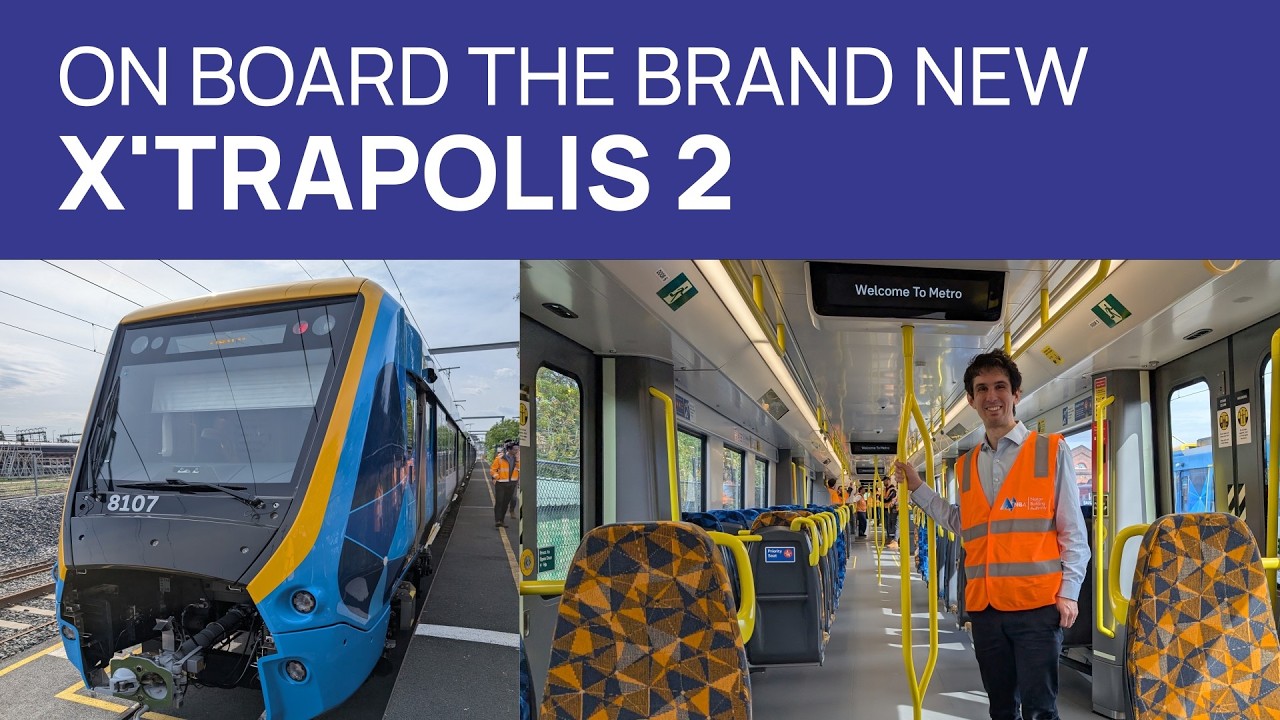 A sneak peek inside Melbourne's newest train!