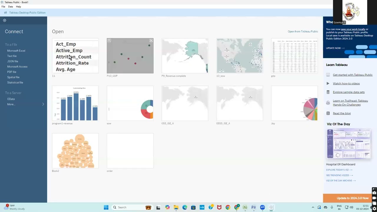 Data Visualization Lab(BAIL504) Tableau- GDP Dataset- Query-1(Map)