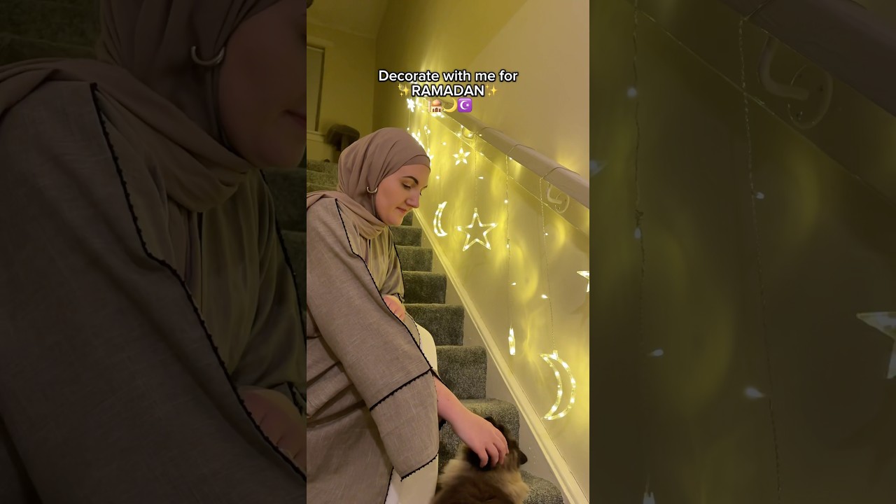 Decorate with me for Ramadan🌙 #ramadan #ramadanmubarak #decoration