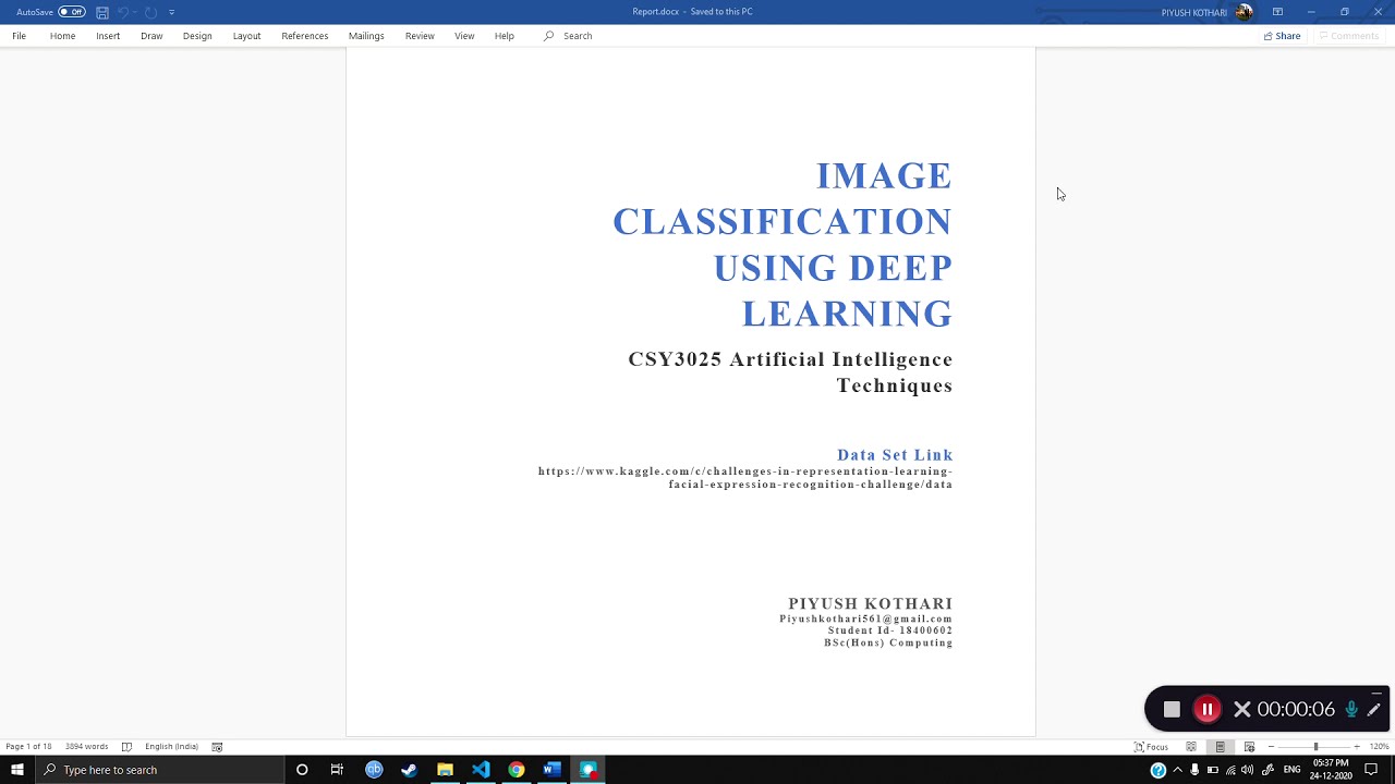 AI Techniques Facial Expression Detector