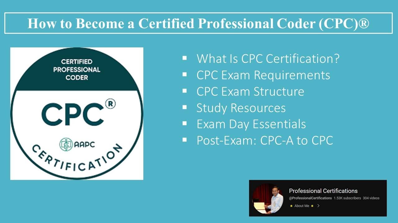 How to Become a Certified Professional Coder (CPC) | AAPC |