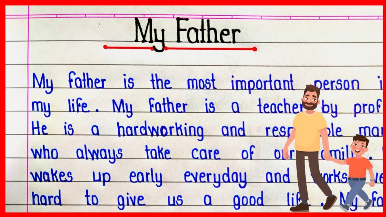 Esai tentang Ayahku dalam Bahasa Inggris || Esai tentang Ayahku dalam Bahasa Inggris || Paragraf ...