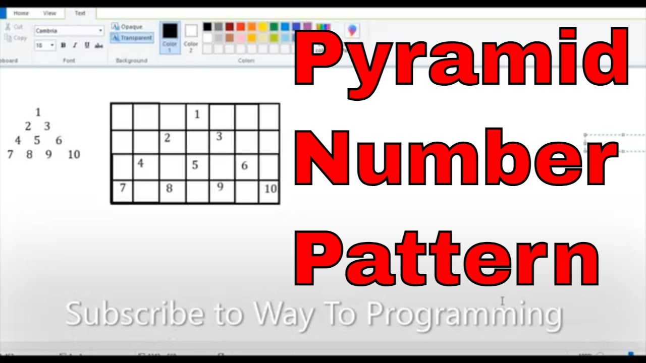 PYTHON PROGRAM 11: PYRAMID NUMBER PATTERN