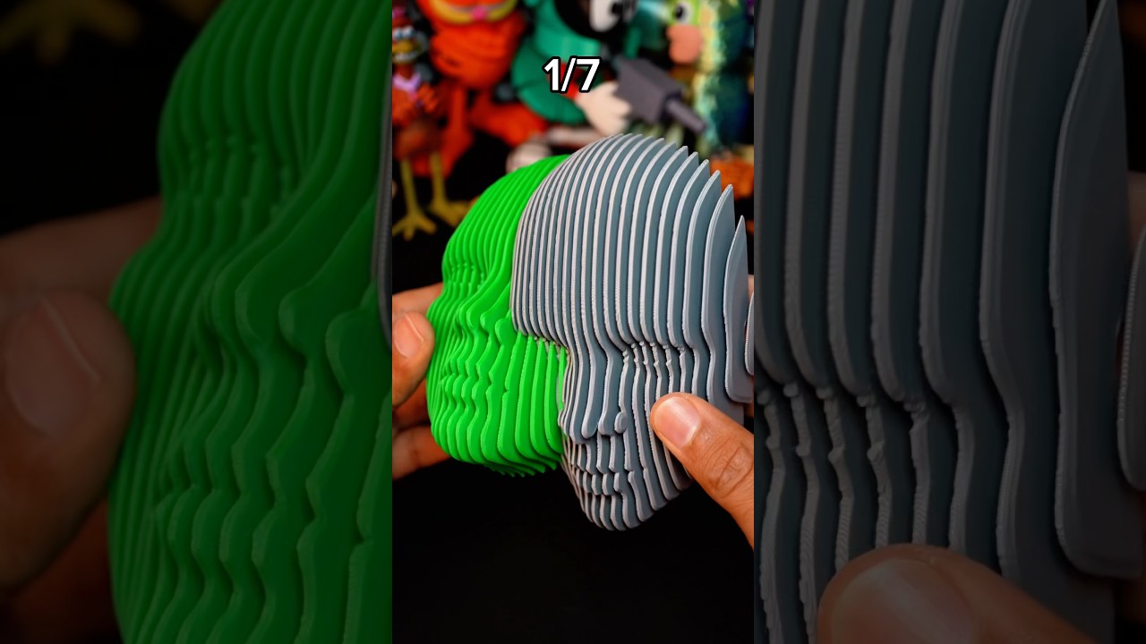 7 Crazy 3D-Printed Fidget Gadgets in 60 Seconds! 🔥 #3dprinting #fidgettoys #satisfying
