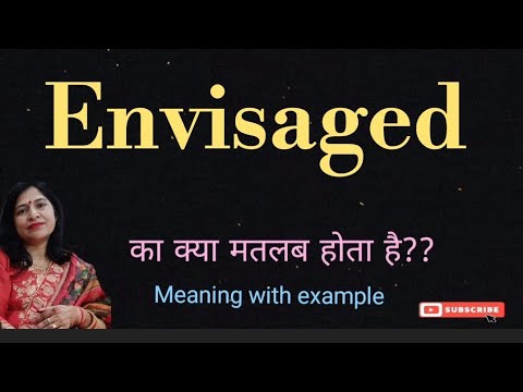Envisaged meaning l meaning of envisaged l envisaged ka matlab Hindi mein kya hota hai l vocabulary