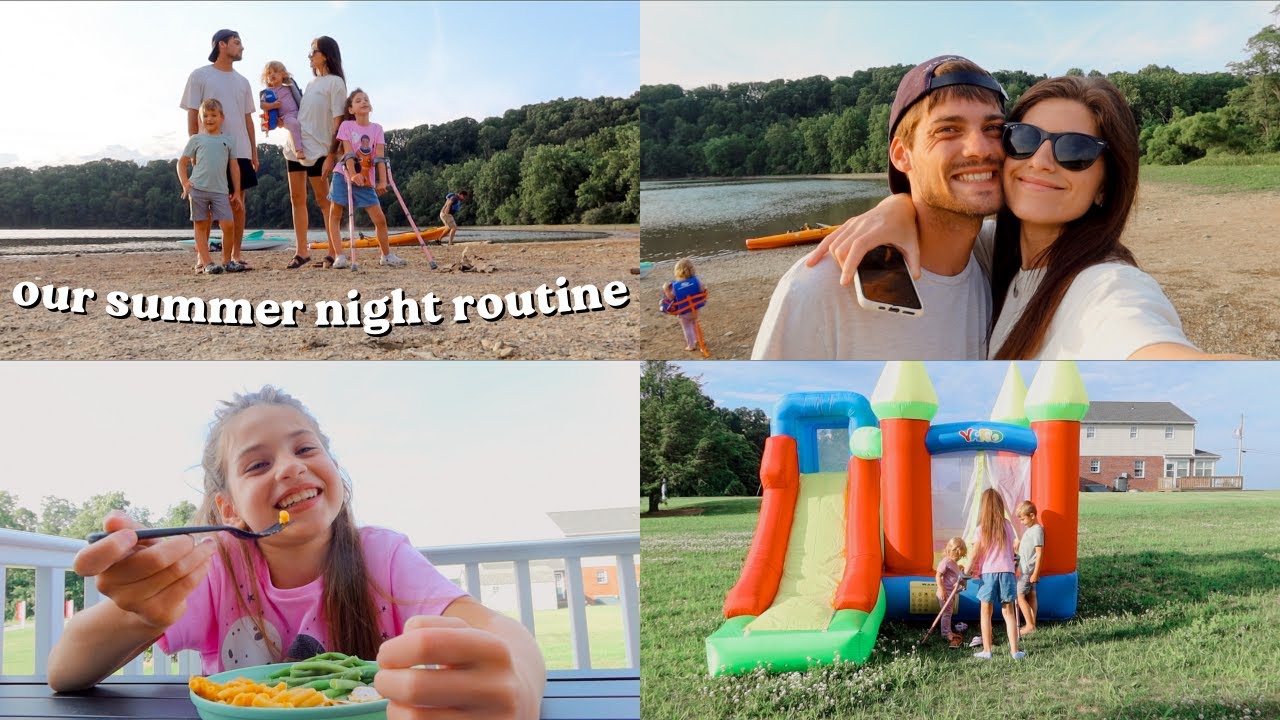 our summer family evening routine 🌙 | AmazingAbigailGrace