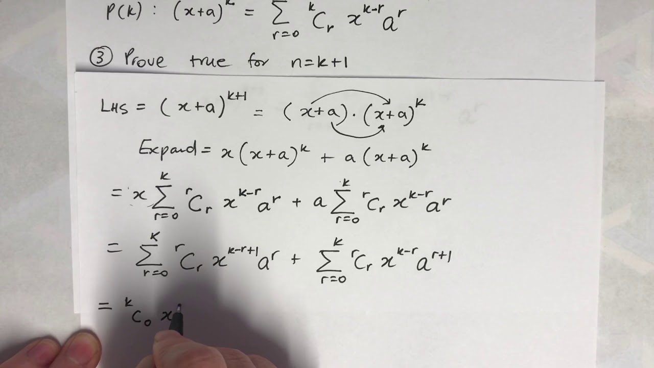 Ext2: Mathematical Induction (Proof by Binomial Theorem)