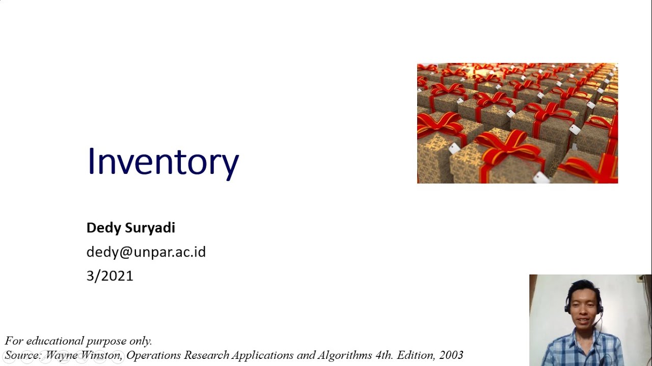 Week2.1 Inventory Problem (Dynamic Programming)