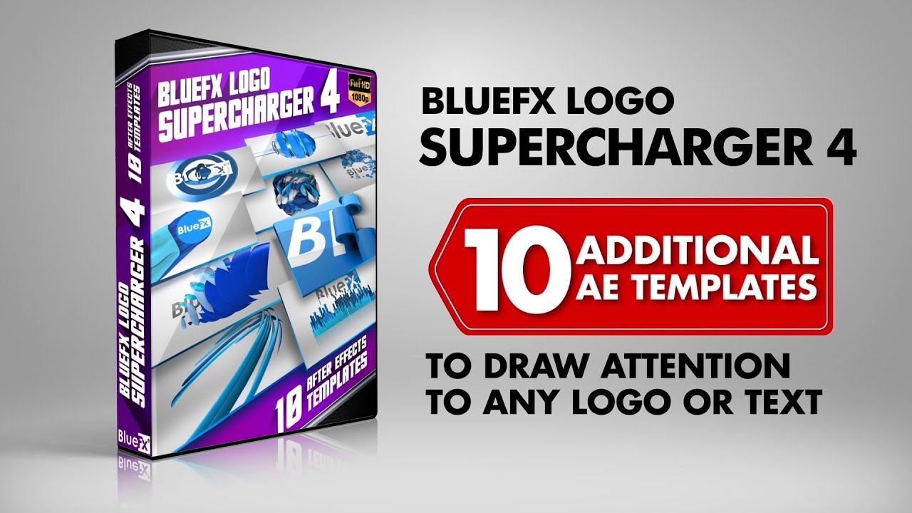 LOGO SUPERCHARGER 4 After Effects Template
