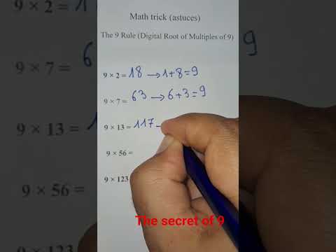 Magic Trick: Multiples of 9 Are Smarter Than You Think #maths #mathematics #mathshorts