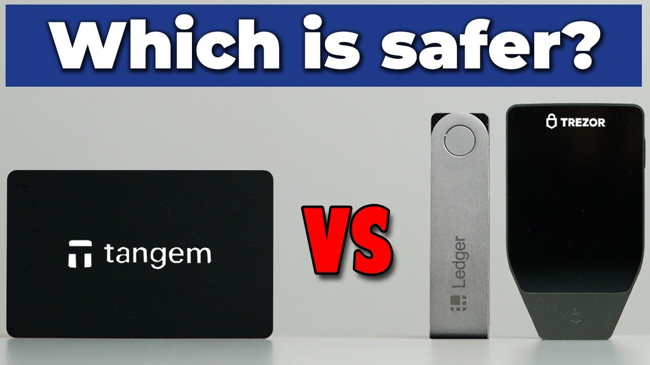 Tangem vs Ledger vs Trezor: Which Wallet Is Actually Safer?