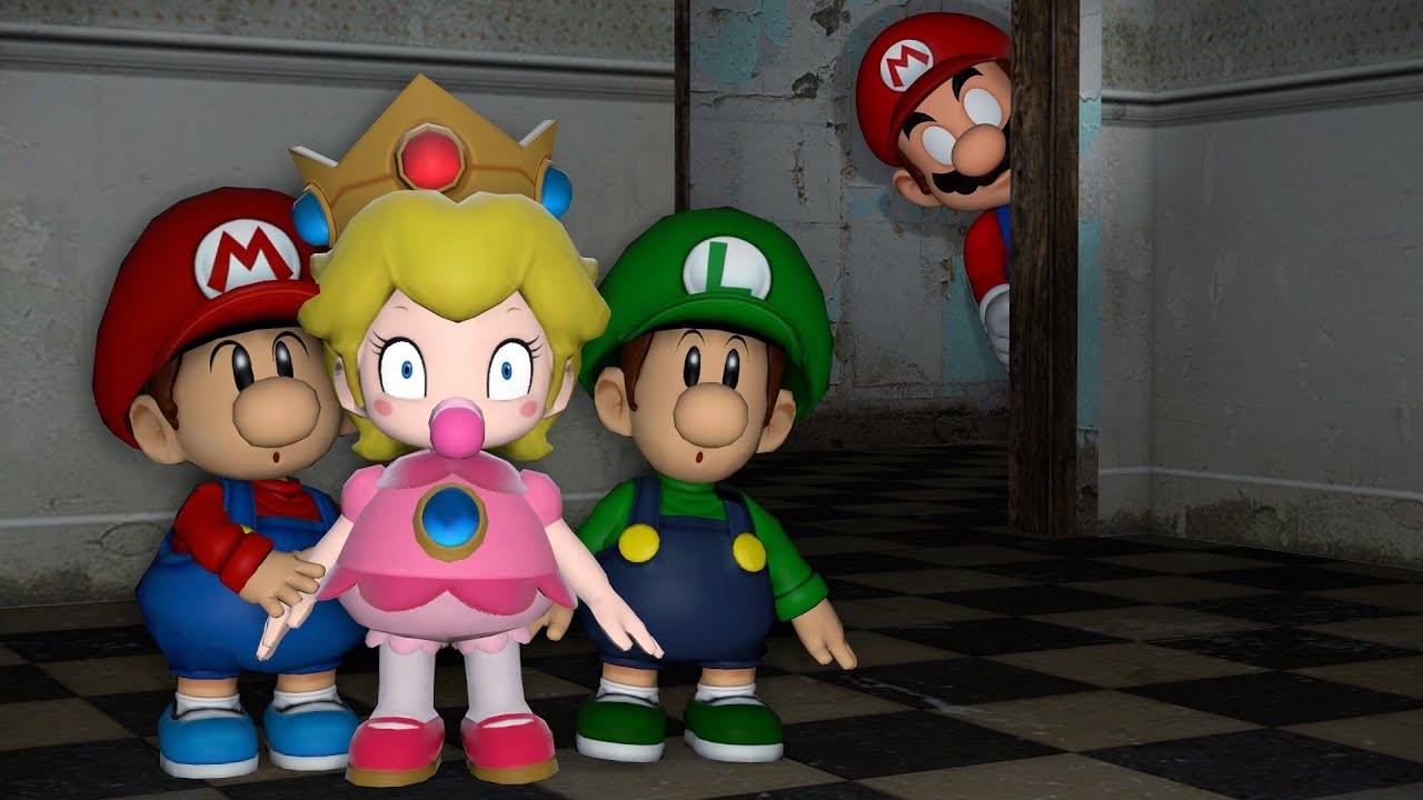 Mario Babies visit Lost Place