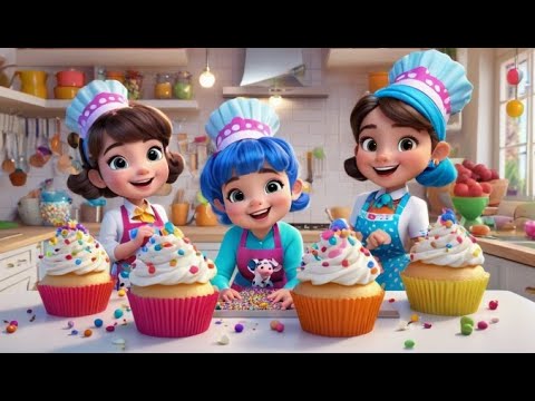 Coco Cow Bakes Cupcakes | Baking Song for Kids | Fun Cooking Rhyme for Toddlers