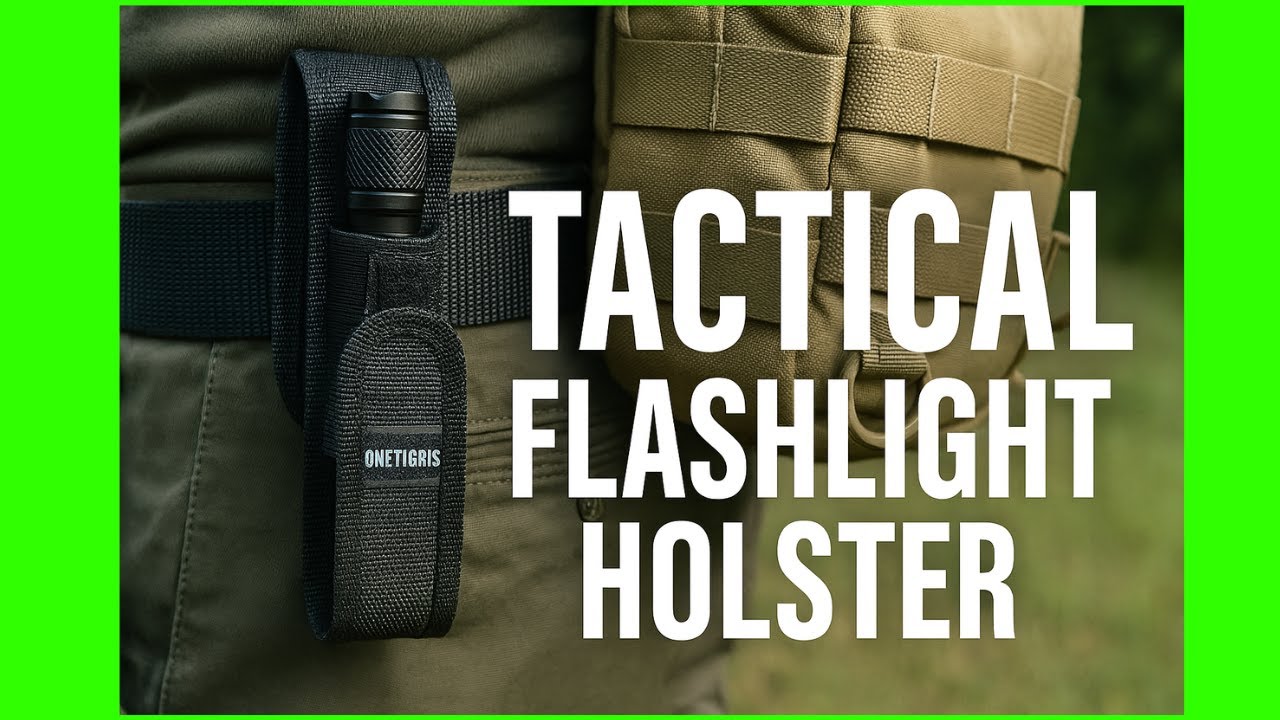 OneTigris Tactical Flashlight Holster Review 🔦 | Best MOLLE Belt Pouch for EDC & Outdoor Gear