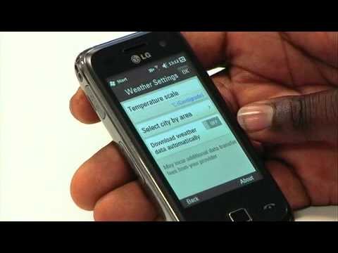 LG GM750 Tips & Tricks - Weather Theme