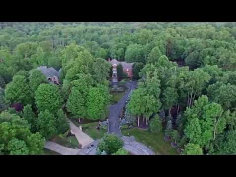 Drone Captures Sweeping Views of the Chagrin Valley from this Gates Mills Luxury Home