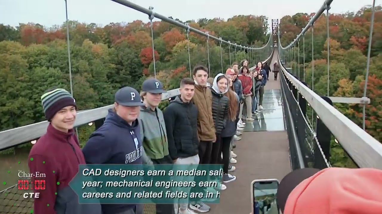 Char-Em ISD's CTE programs in 90 Seconds: Drafting & Design Technology