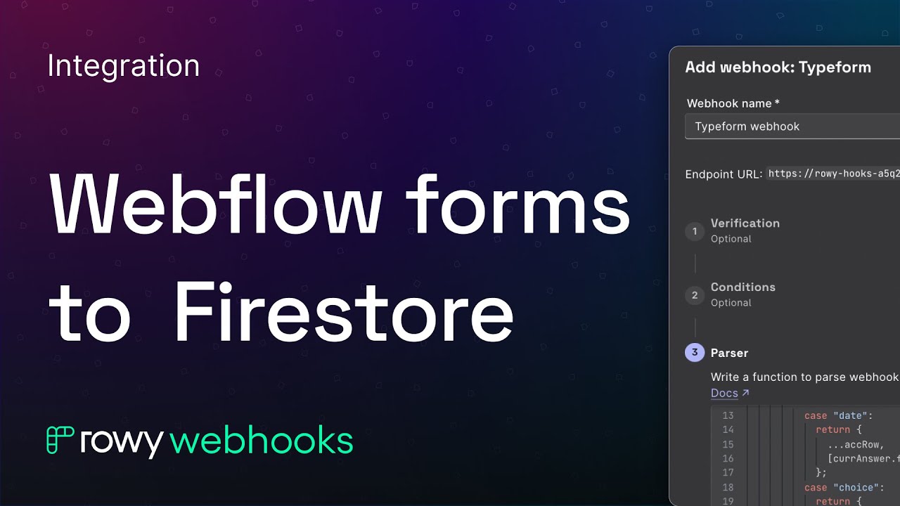 Webflow form to Airtable UI on Firestore